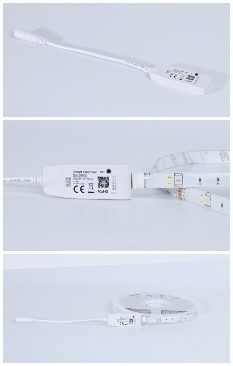 Smart WIFI LED Strip Kit With Tuya Controller Smart WIFI LED Strip Kit With Tuya Controller